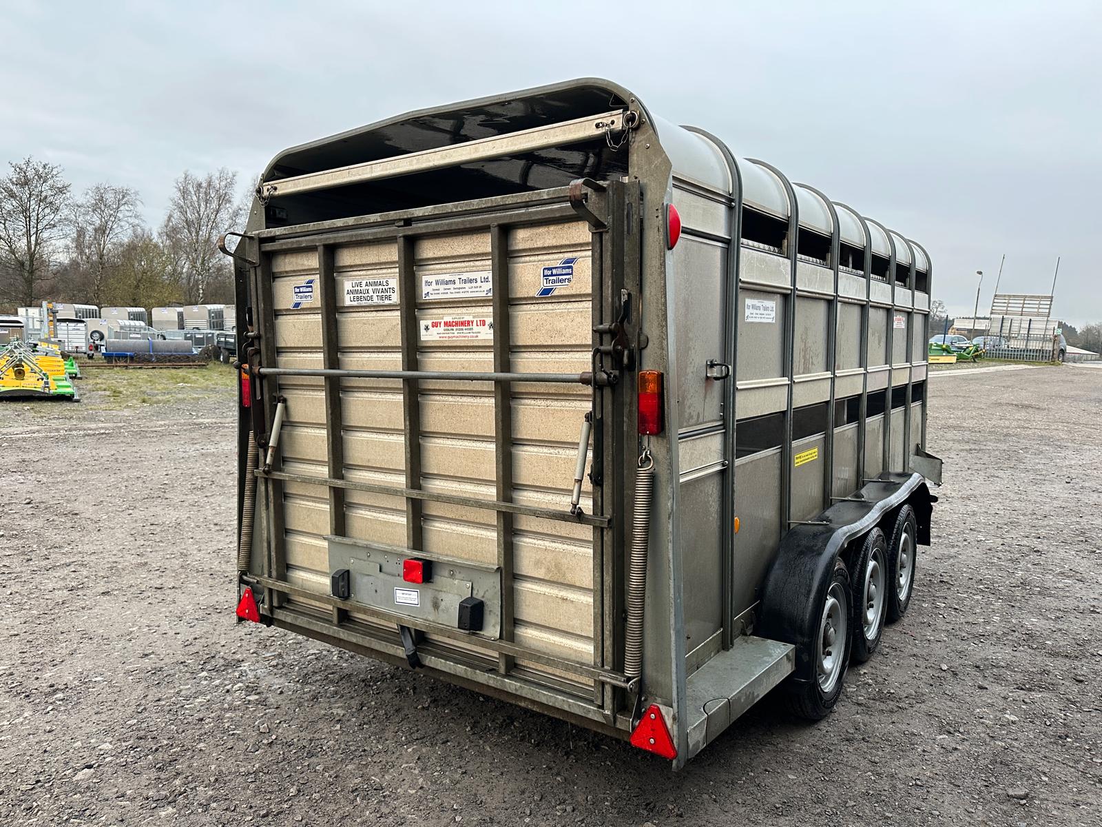 TA510 14ft Tri Axle Livestock Trailer from Guy Machinery